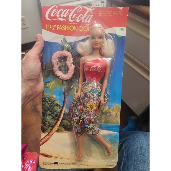 Toys | Vintage Coca Cola Fashion Barbie Sindy Clone Fashion Doll 198s ...